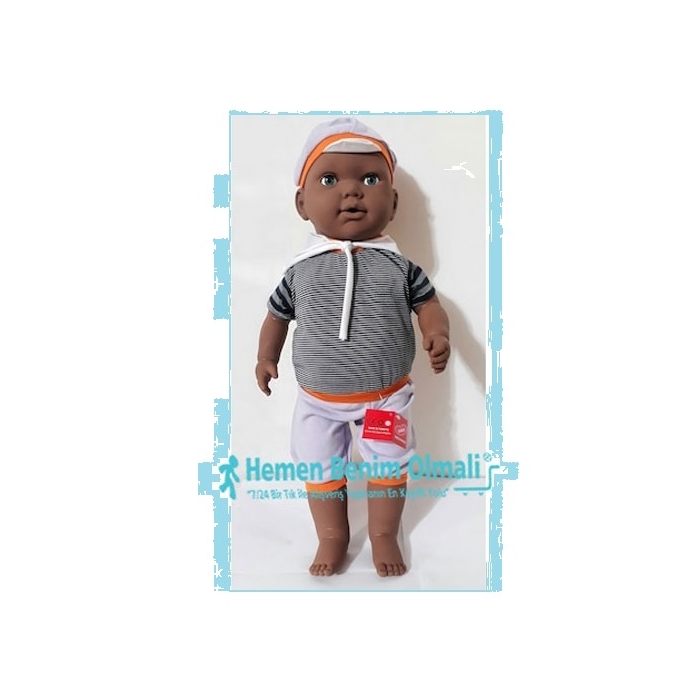 Türkçe Konuşan Oyuncak Kel Zenci Et Bebek Serra 60 Cm Hediyecik.com'da ...