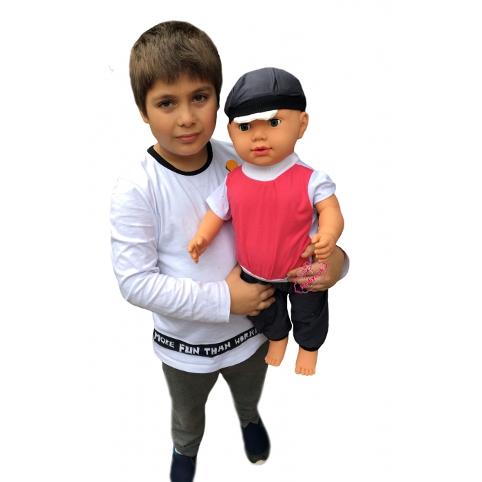 Türkçe Konuşan Oyuncak Kel Zenci Et Bebek Serra 60 Cm Hediyecik.com'da ...