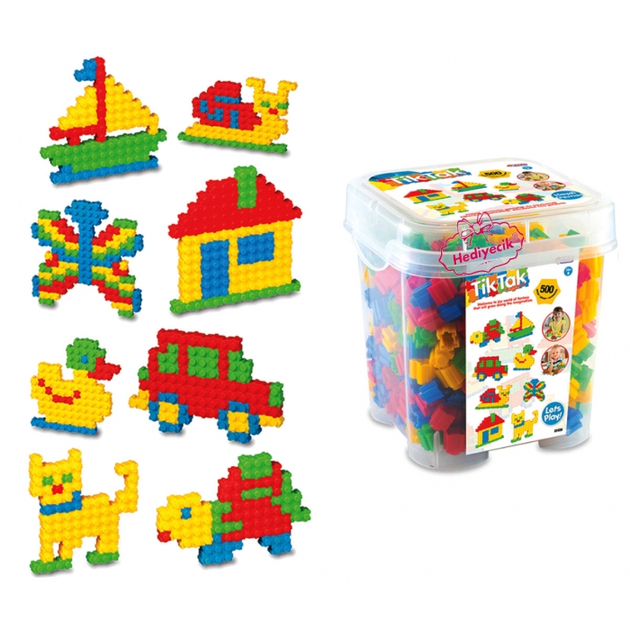 Eğitici Oyuncaklar - Dede Toys - Dede Toys Tik Tak Box 500 Parça ...