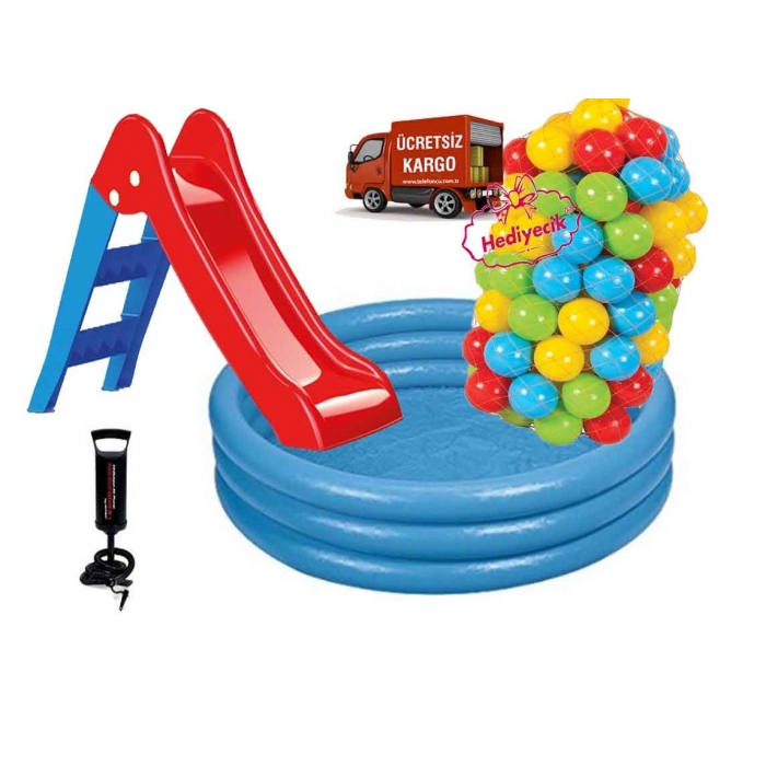Çocuk Oyun Havuzları - İntex - İntex 58446 Şişme Havuz Kaydırak-Oyun ...