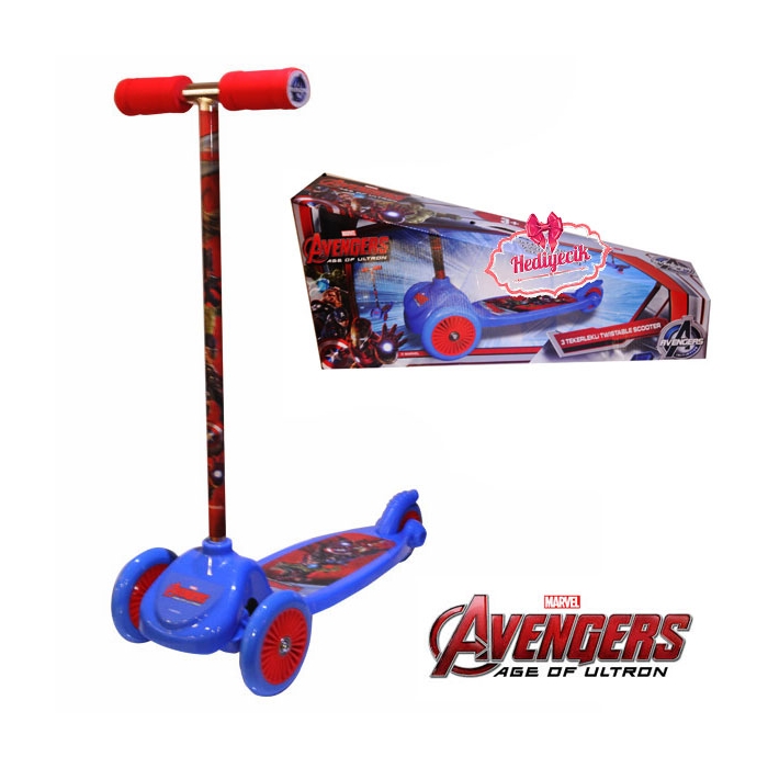 3 Tekerlekli Scooter Frenli - MARVEL - Avengers Twıstable Scooter 3 Teker