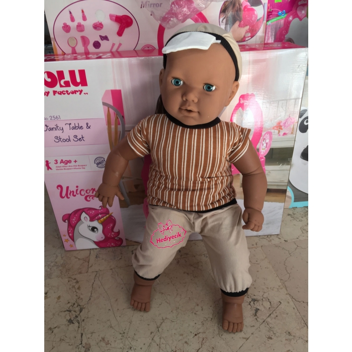 Oyuncak Zenci Et Bebek 60 Cm Esmer Bebebek Kargo Ücretsiz Hediyecik.com ...