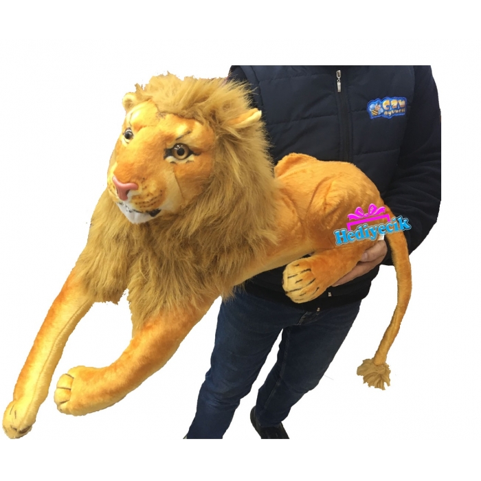 Oyuncak Aslan Peluş Ormanlar Kralı Aslan 90 cm Fiyatları Hediyecik.com'da
