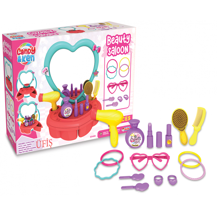 Candy & Ken Oyuncak Güzellik Salonu 16 Parça Set Çeşitleri En Ucuzu ...