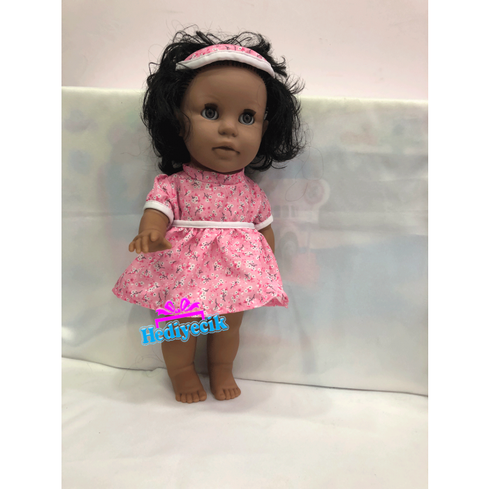 Oyuncak bebek Oynar Gözlü Konuşan Zenci Sakura Bebek 35 cm Çeşitleri En ...