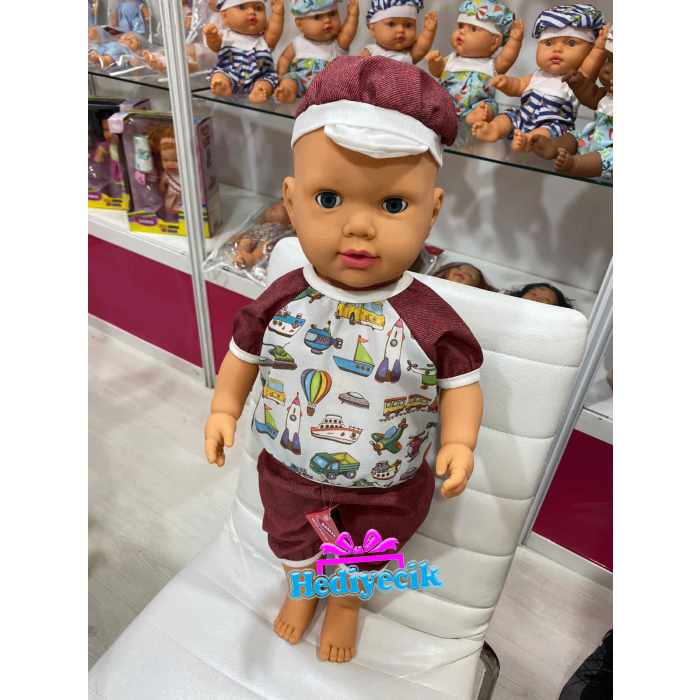 Türkçe Konuşan Oyuncak Kel Zenci Et Bebek Serra 60 Cm Hediyecik.com'da ...