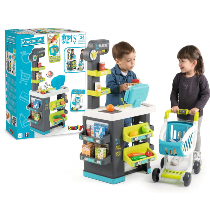 Smoby Süper Market 7600350212 Çeşitleri En Ucuz Fiyata Hediyecik.com'da