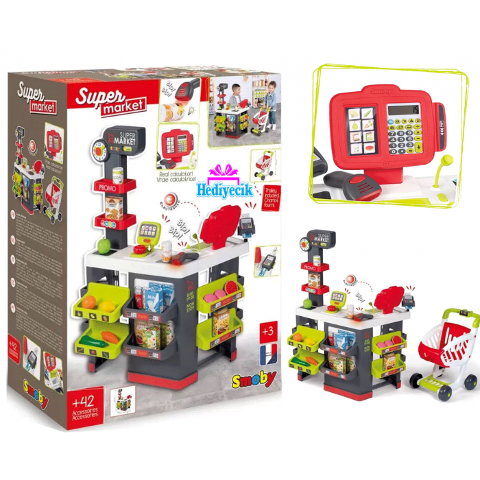 Smoby Süper Market 42 Parça Oyun Seti Çeşitleri En Ucuzu Fiyata ...