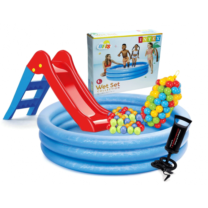 Çocuk Oyun Havuzları - İntex - İntex 58446 Şişme Havuz Kaydırak-Oyun ...