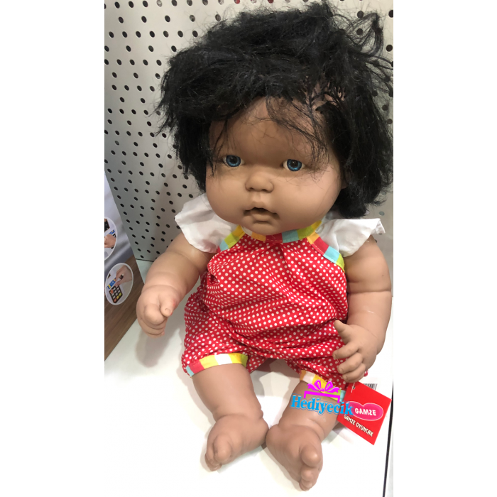 Oyuncak Zenci Tombul, Konuşan Saçlı Et Bebek 40 cm Fiyatları ve ...