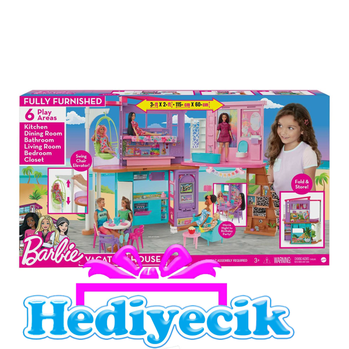 Barbie Tatil Evi Oyun Seti HCD50 Fiyatları En Uygun İndirimleriyle ...