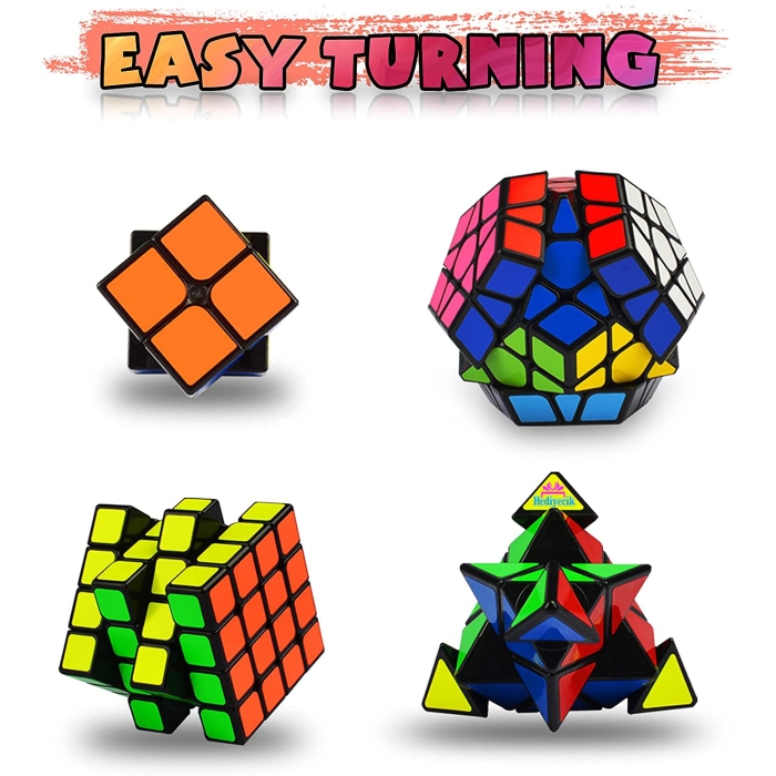 Megaminx,Pyraminx,Qidi,Wuque 4'lü Zeka Küpü Akıl Küpü Set Fiyatları ve ...