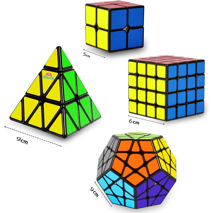 Megaminx,Pyraminx,Qidi,Wuque 4'lü Zeka Küpü Akıl Küpü Set Fiyatları ve ...