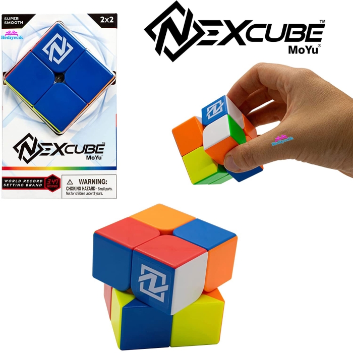 Nexcube Moyu Profesyonel 2x2 3x3 Zeka Küpü Seti Rubik Küp Set