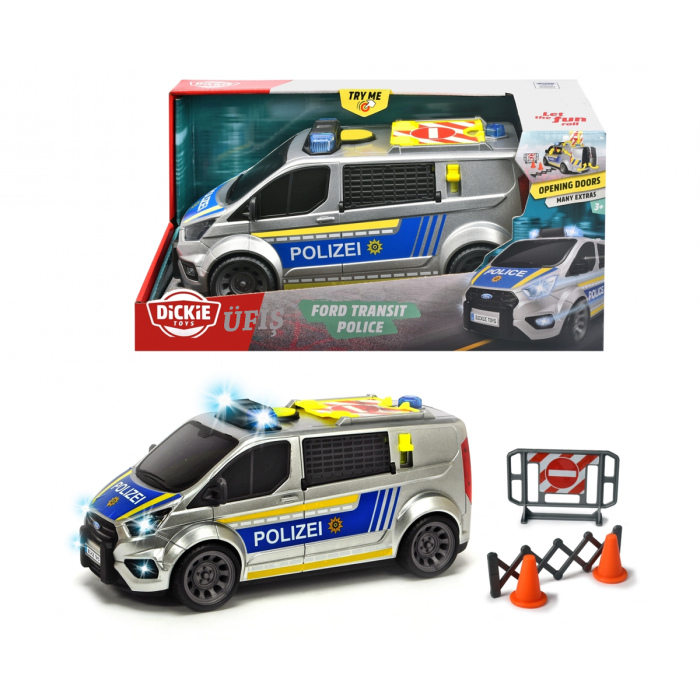 Dickie Toys oyuncak Ford Transit polis Minibüs 203715013038 Fiyatları ...