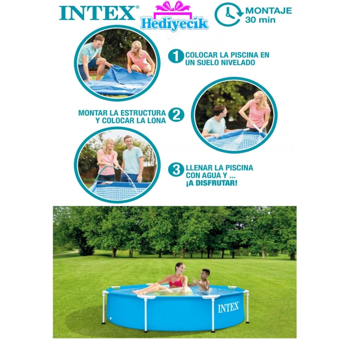 İntex Prefabrik Aile Havuzu 244x51Cm IH28205 Fiyatları En Uygun ...