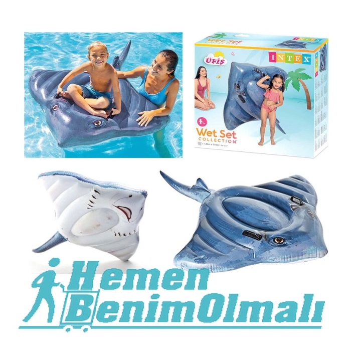 İntex 57550 Vatoz Balığı Binici 188x145 cm Fiyatları En Uygun ...