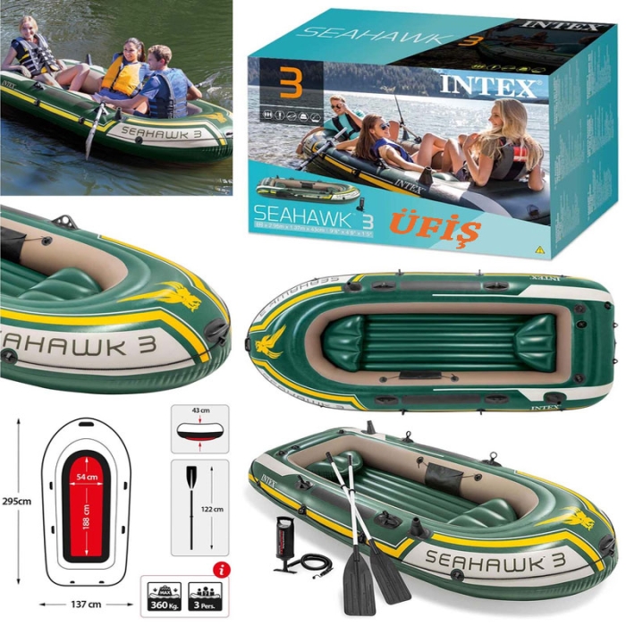 Intex Seahawk 3 Bot Set 68380 Fiyatları En Uygun İndirimleriyle ...