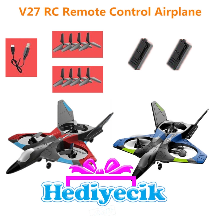 Hunter Zero Havada Stabil Kalabilen 3 Axis RC Drone Uçak V27 Fiyatları ...