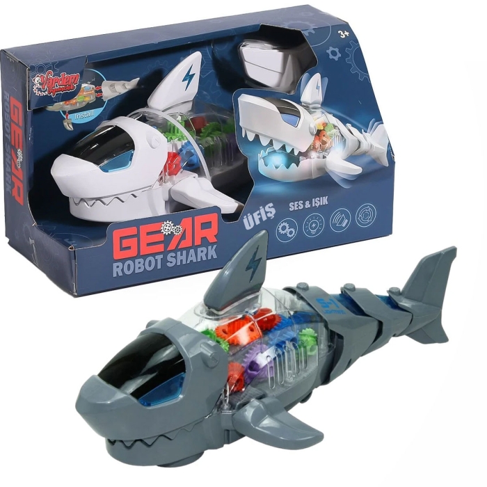 Gear Shark Robot Balık S-2A Işıklı, Müzikli ve Hareketli Robot Balık ...