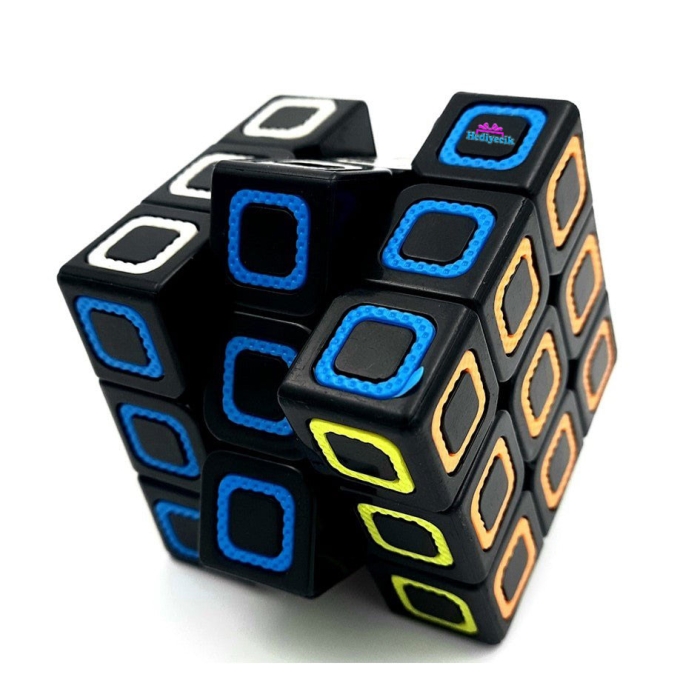 Speed Black Neon 3x3 Zeka küpü Akıl Küpü Rübik Küp