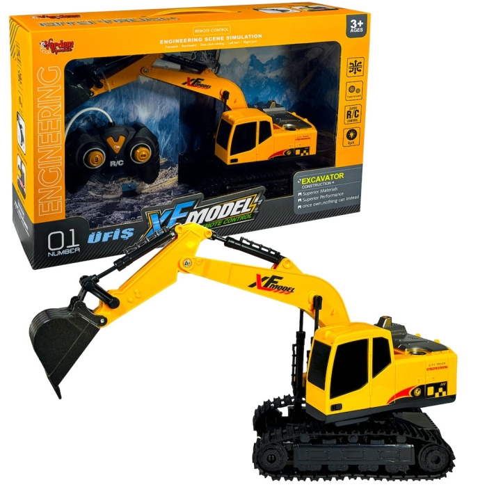 Excavator Kepçe Uzaktan Kumandalı Şarjlı Metal Kepçe XFG-789-410B Kargo ...
