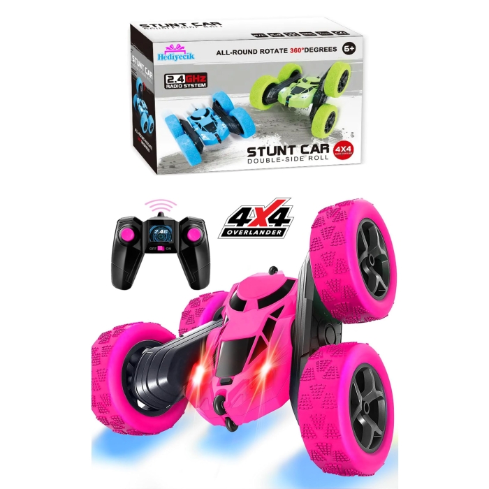 Stunt 360 Derece Dönen Şarjlı Uzaktan Kumandalı Akrobat Araba Full ...
