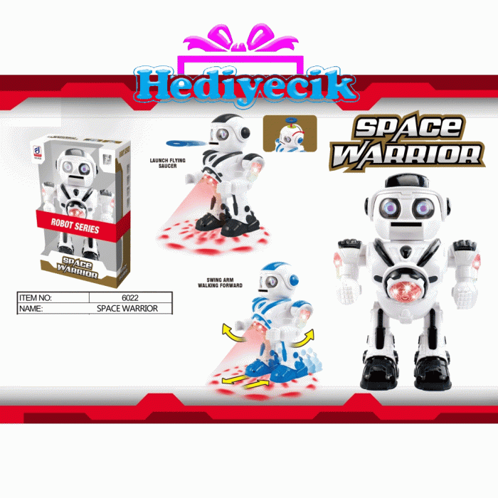 Pilli robot,,Oyuncak Robot Pilli Space Warrior Robot Işıklı Ve Sesli ...